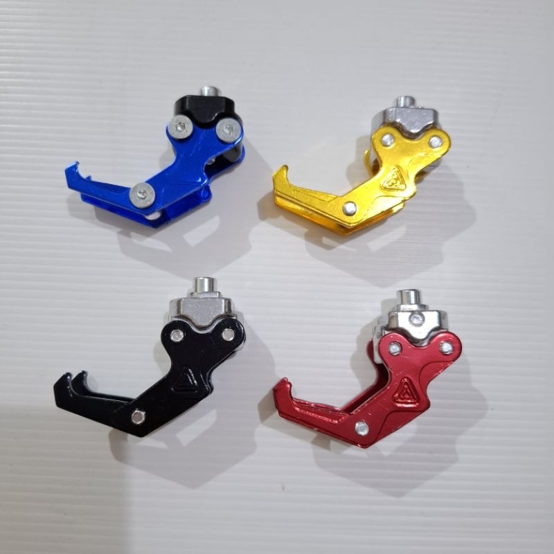 Jual gantungan motor / gantungan barang ceker + baut full cnc warna ...