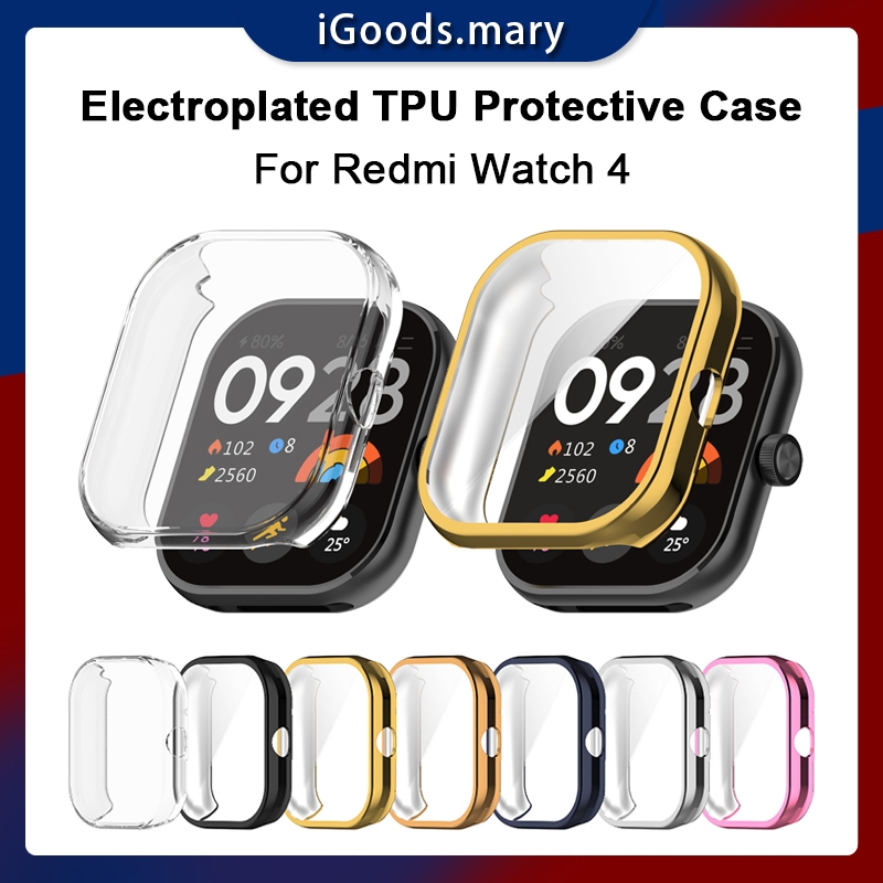 Jual TPU Case Cover for Redmi Watch 4 Full Coverage Screen Protector ...