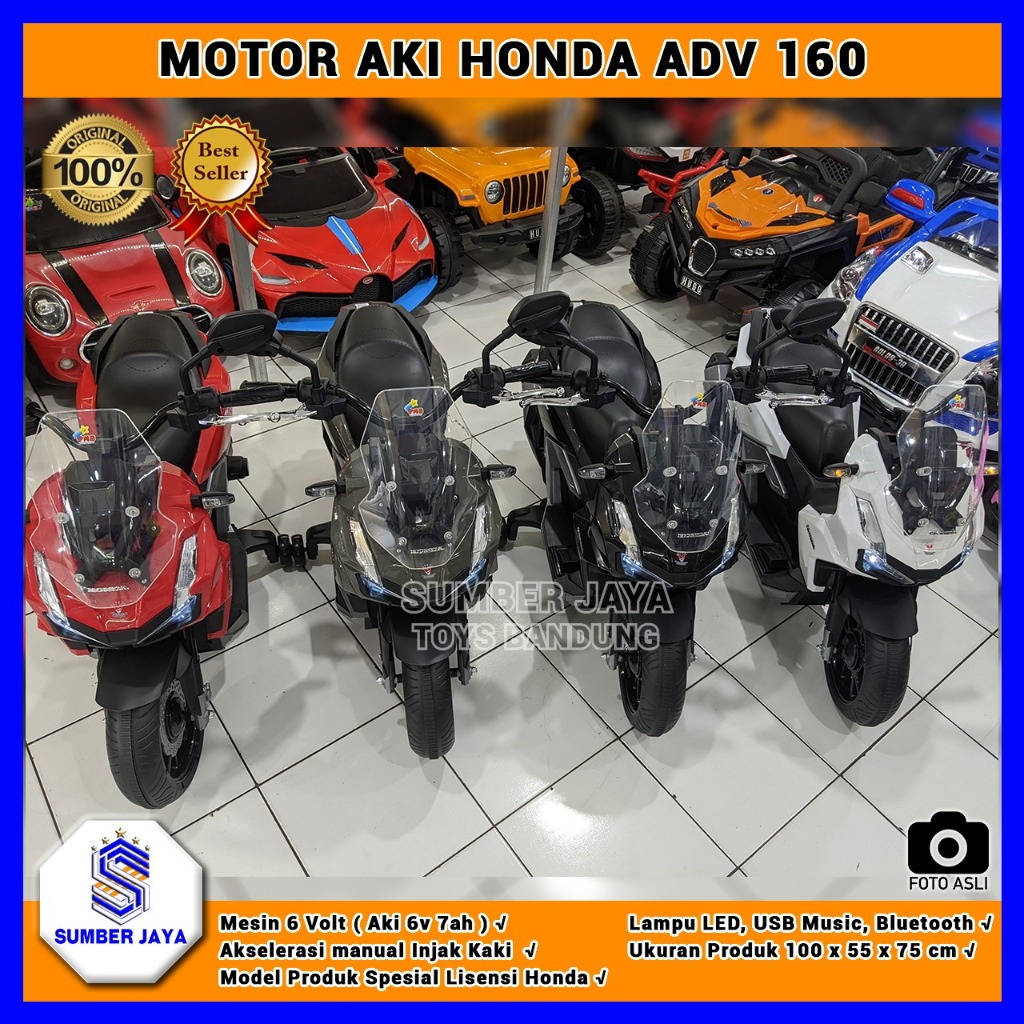 Jual Motor Aki Anak Honda ADV Lisensi PMB M299 M 299 Original Motor ...