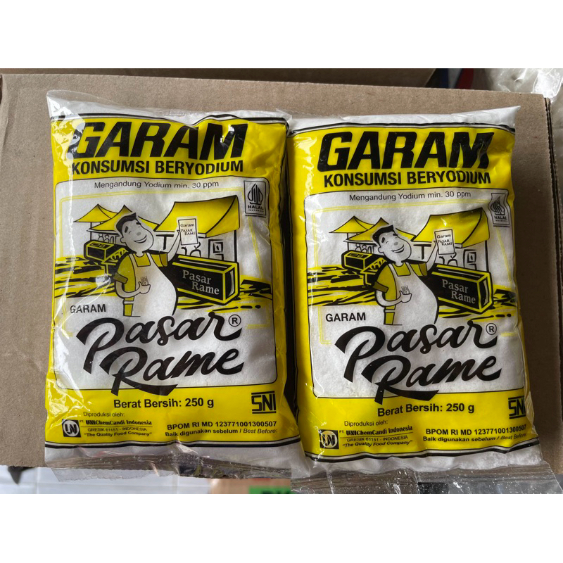 Jual GARAM PASAR RAME 250G | Shopee Indonesia