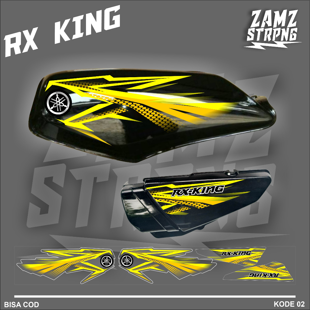Jual RX KING STIKERS TRIPING PREMIUM MOTOR KEREN LIS VARIASI STIKER ...