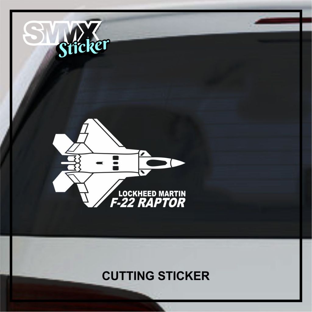 Jual Cutting Sticker Pesawat Jet Tempur F22 Raptor | Shopee Indonesia