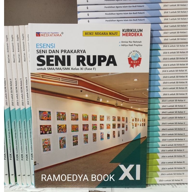 Jual Buku Seni Rupa SMA/MA/SMK Kelas XI Kurikulum Merdeka MEDIATAMA ...