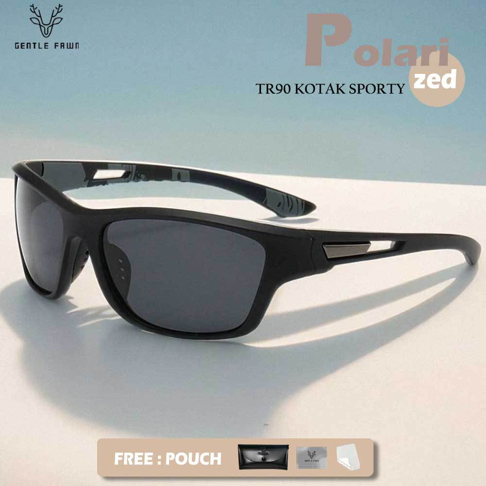 Jual Gentle Fawn Kacamata Sunglasses Polarized Model Sporty Bahan TR90 Nyaman Kuat Anti Silau ...