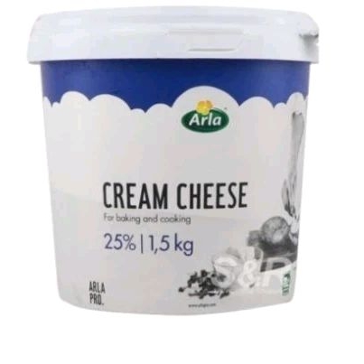 Jual arla cream cheese bucket exp 2025 1.5kg | Shopee Indonesia