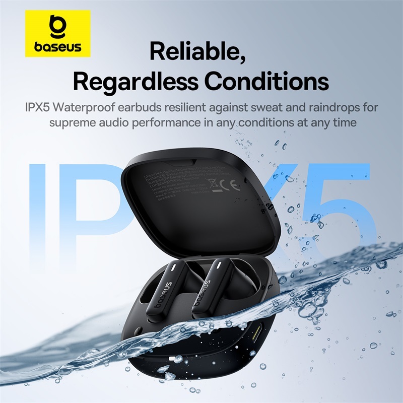 Jual BASEUS E19 TWS ENC Mic True Wireless Earbuds IPX5 earphone airpod | Shopee Indonesia