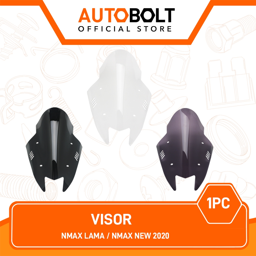 Jual Visor Model TDR Sirip Nmax Lama New 2020 Hitam Winsil Winshild ...
