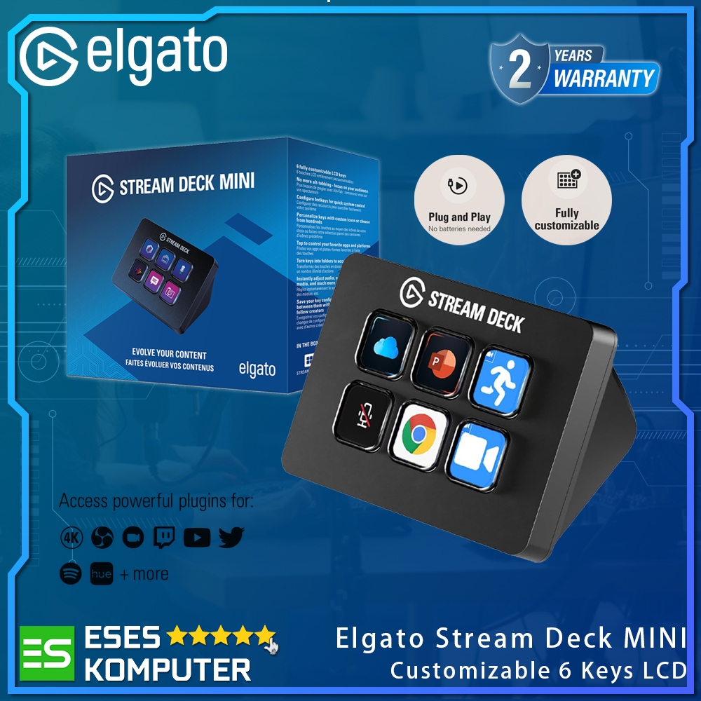 Jual Elgato Stream Deck Mini 6 Lcd Keys Live Controller Shopee Indonesia