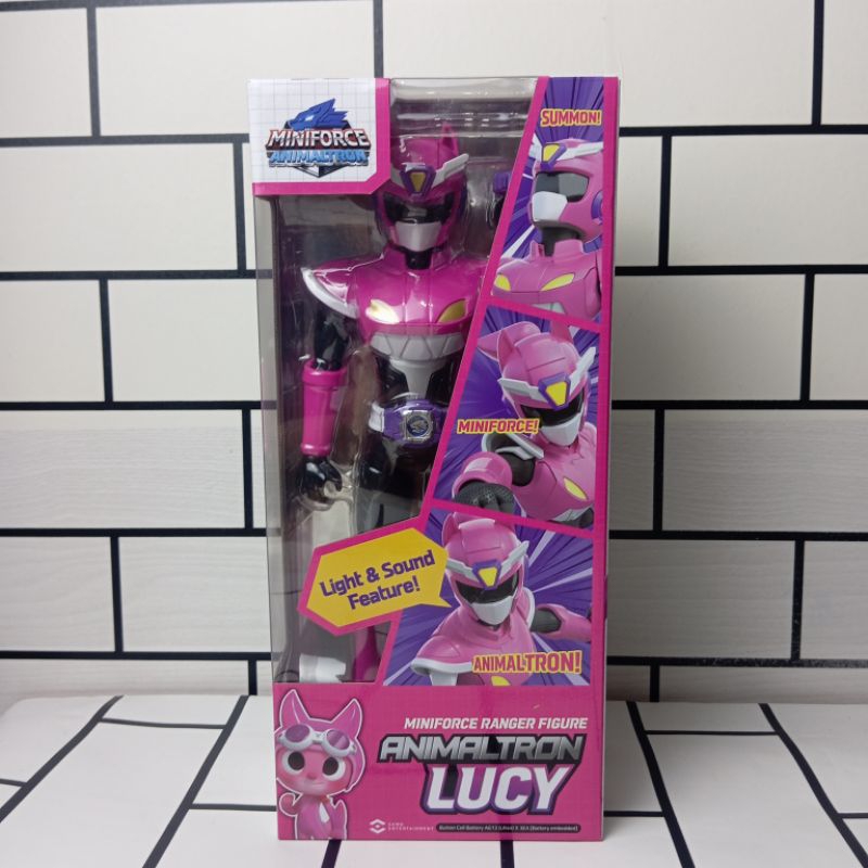 Jual miniforce lucy season 4 robot animaltron 100% Original | Shopee ...