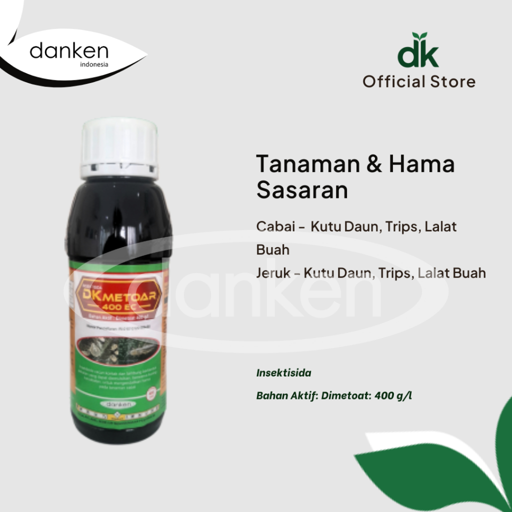 Jual DKMETOAR 400 EC 200 ml 400 ml 1000 ml (1 L) PESTISIDA INSEKTISIDA ...