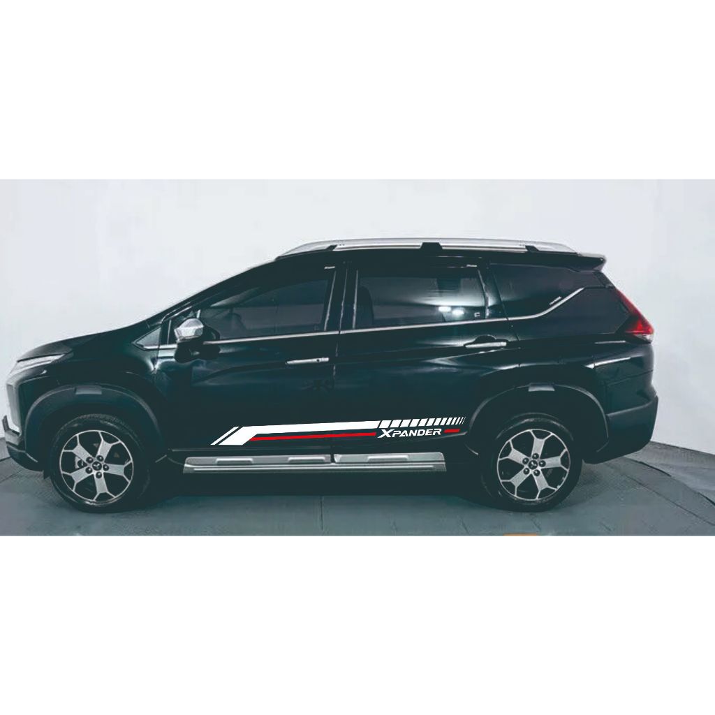 Jual Stiker cutting Mobil Xpander Putih Hitam Variasi Lis Outlander Pajero sport Terbaru ...
