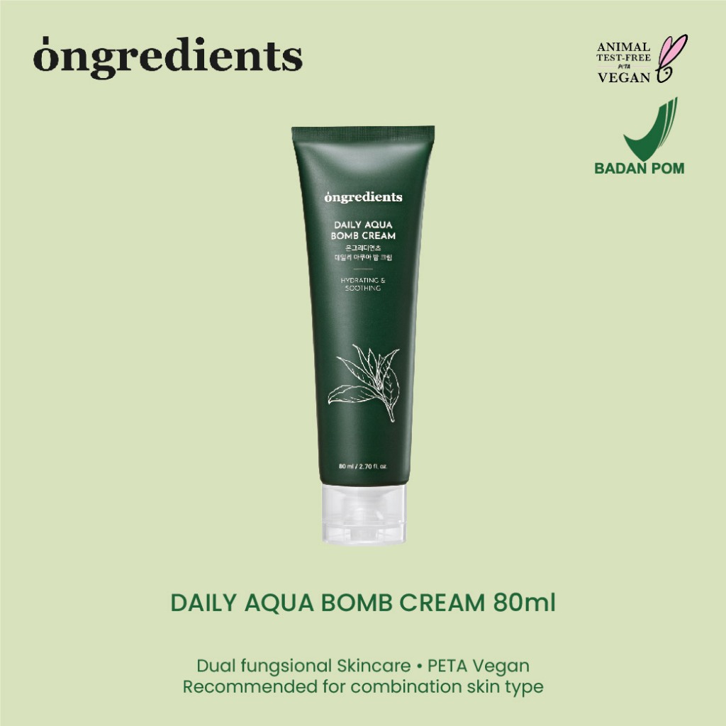 Jual ONGREDIENTS Daily Aqua Bomb Cream 80ml | Advanced Hydrating ...