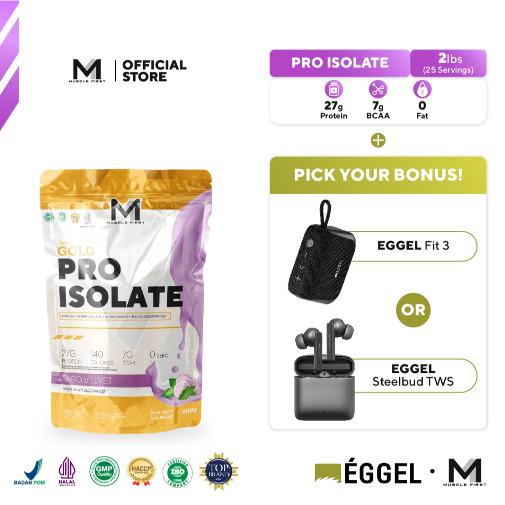 Jual MUSCLE FIRST Pro Isolate 2lbs/900gr - Whey Protein Suplemen ...