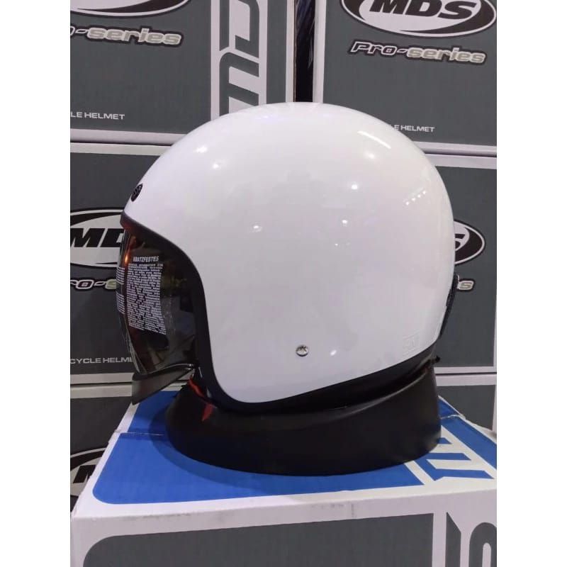 Jual helm mds magnum solid/mds retro/mds bogo model kekinian bisa((COD ...