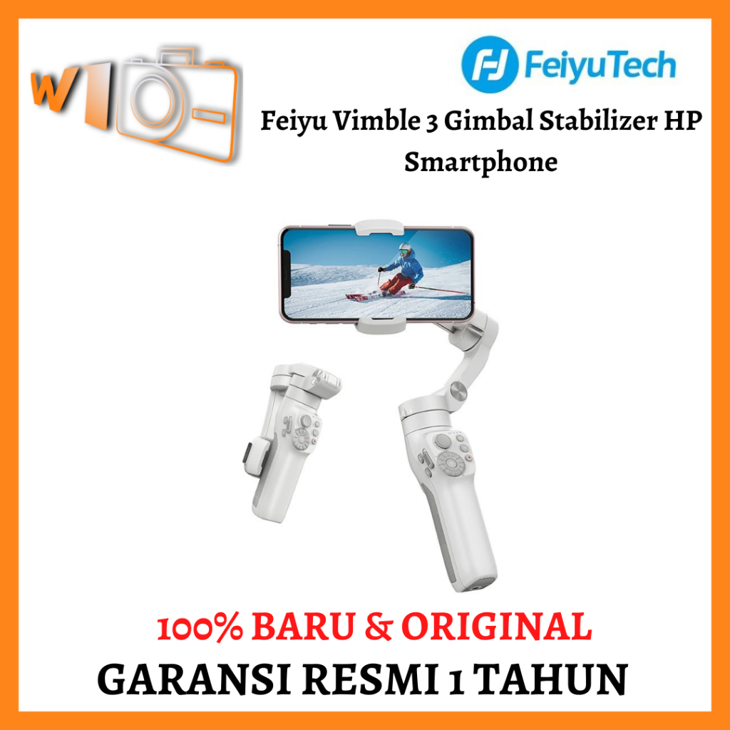 Jual Feiyu Vimble 3 Gimbal Stabilizer HP Smartphone Feiyutech Tech RESMI | Shopee Indonesia
