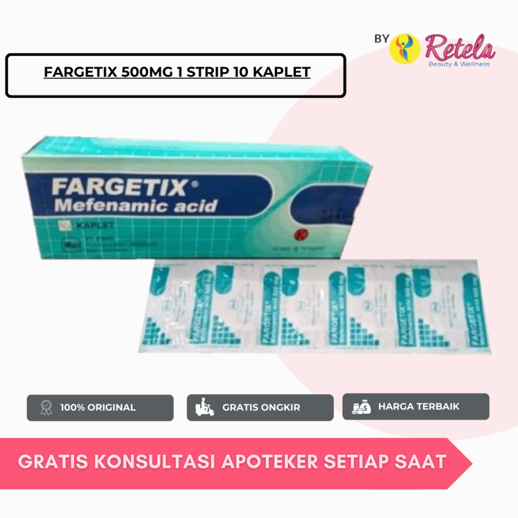 Jual FARGETIX 500MG 1 STRIP 10 KAPLET | Shopee Indonesia