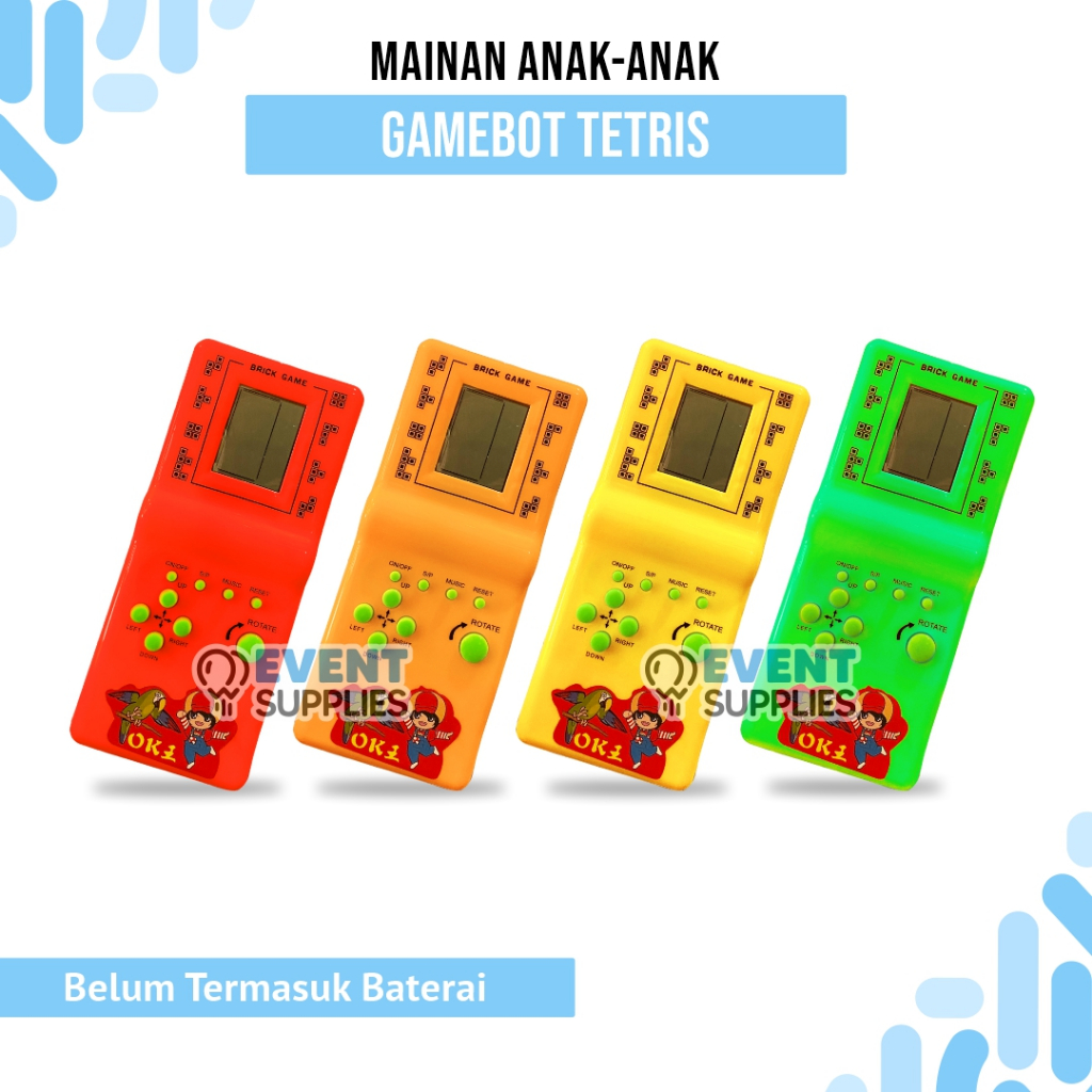 Jual Game Bot Tetris / Mainan Anak Jadul Game Boy Bot Tetris Game Brick ...