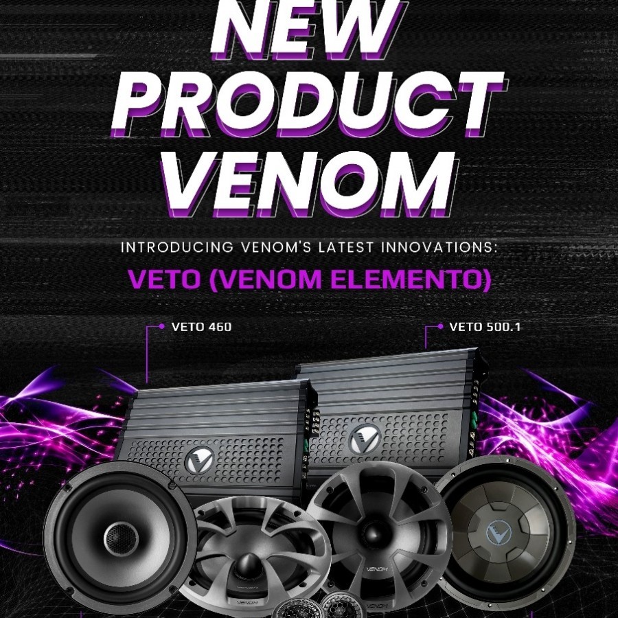 Jual Audio Mobil Full Set Sound System VENOM ELEMENTO VETO SERIES ...