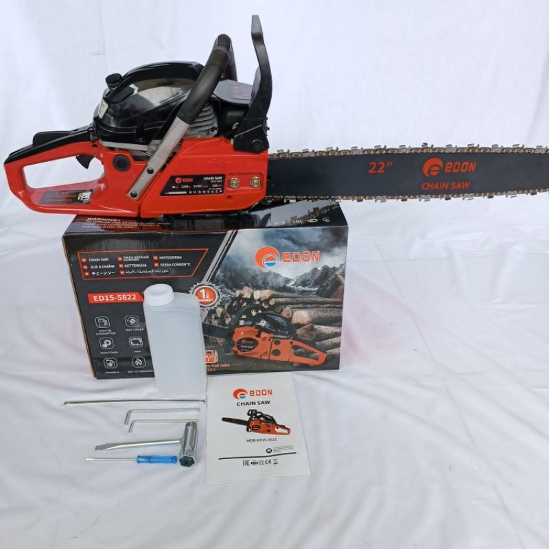 Jual EDON MESIN CHAINSAW MESIN POTONG KAYU GERGAJI KAYU EDON ED15-5822 ...