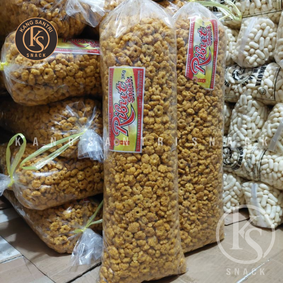 Jual Snack Ribut 1 ball//kembang ribut//snack jadul Renyah Gurih ...