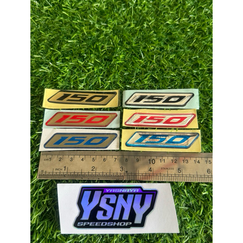 Jual Stiker Sticker Emblem timbul 150 | Shopee Indonesia