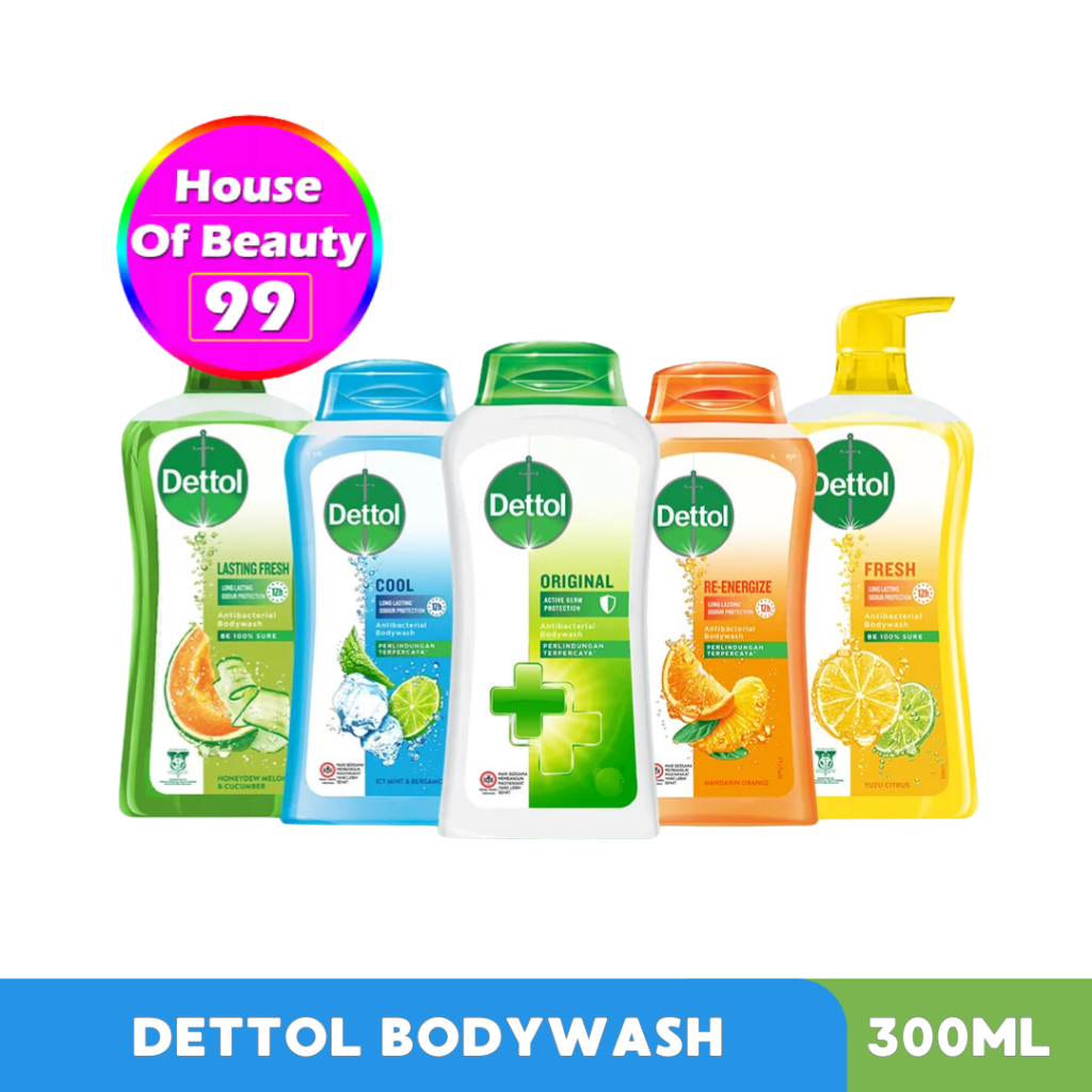Jual Dettol Body Wash Botol Isi 300ML | Shopee Indonesia