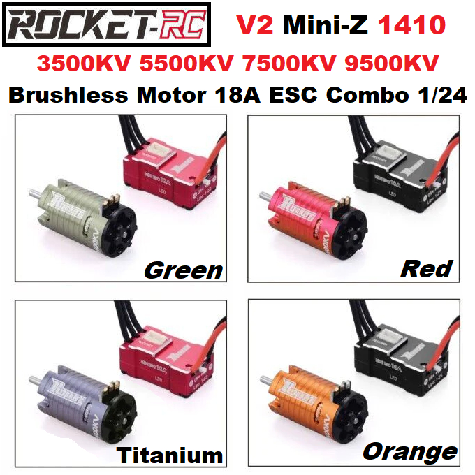 Jual Surpass Hobby Rocket V2 Mini Z 1410 3500KV 5500KV 7500KV 9500KV ...