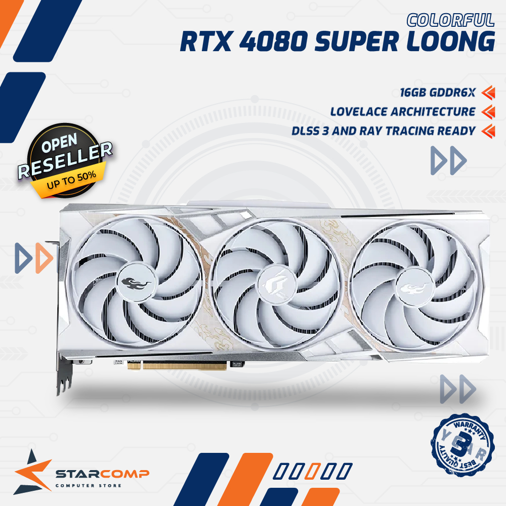 Jual Colorful iGame GeForce RTX 4080 SUPER Loong Edition OC 16GB-V VGA ...