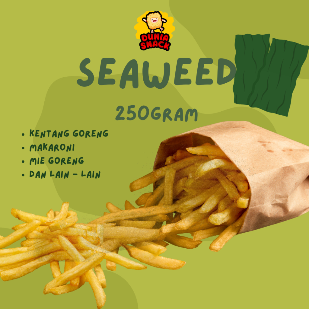Jual Bumbu Tabur Snack Seaweed Rasa Rumput Laut 250 gr | Shopee Indonesia