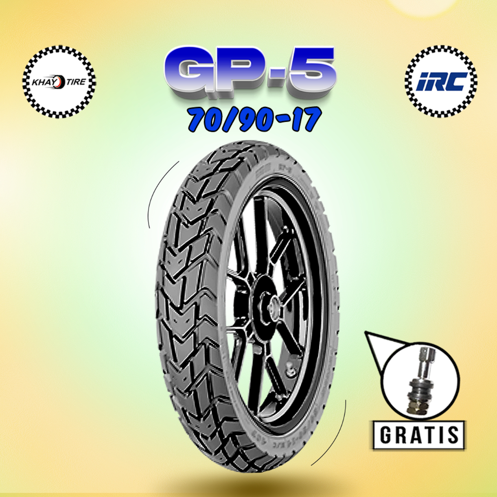 Jual Promo Ban Motor Bebek IRC GP5 70/90 Ring 17 Tubeless | Shopee Indonesia