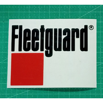 Jual sticker fleetguard model cutting sticker stiker otomotif mobil ...