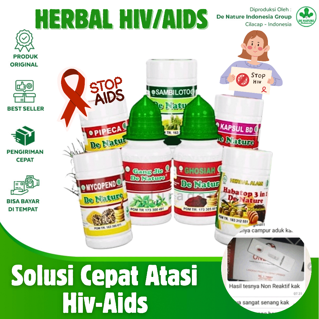 Jual Obat hiv ampuh sembuh total Aids Hiv obat virus hiv obat hiv aids ...