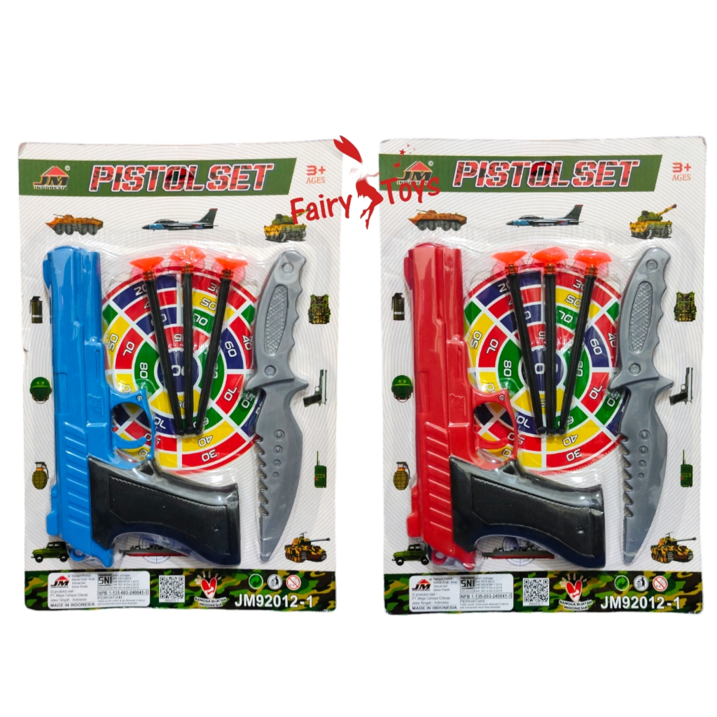 Jual Mainan Pistol Set dan Pisau Plastik SNI JM92012-1 | Shopee Indonesia