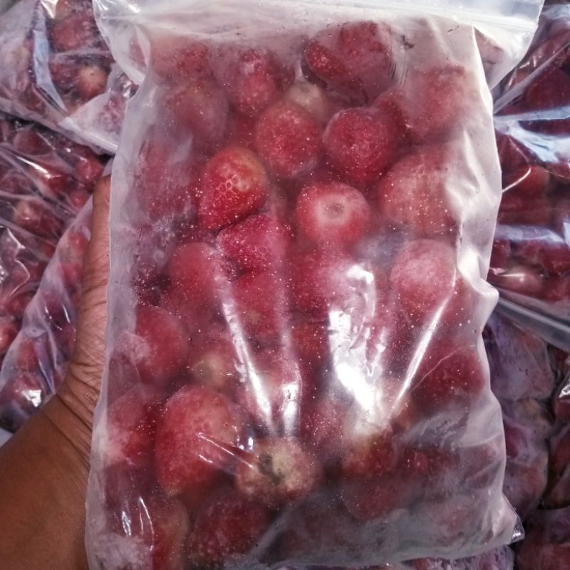 Jual 1KG STROBERY FROZEN KUALITAS TERJAMIN | STROBERY FROZEN GRADE A ...