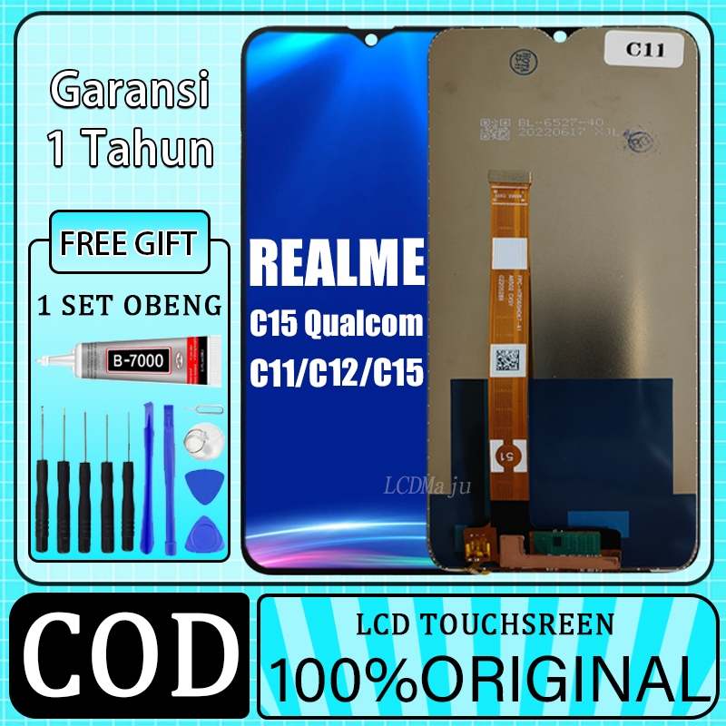 Jual 【ORIGINAL 100%】LCD REALME C11/C12/C15/C15 Qualcom Fullset TOUCHSCREEN (12 months warranty ...