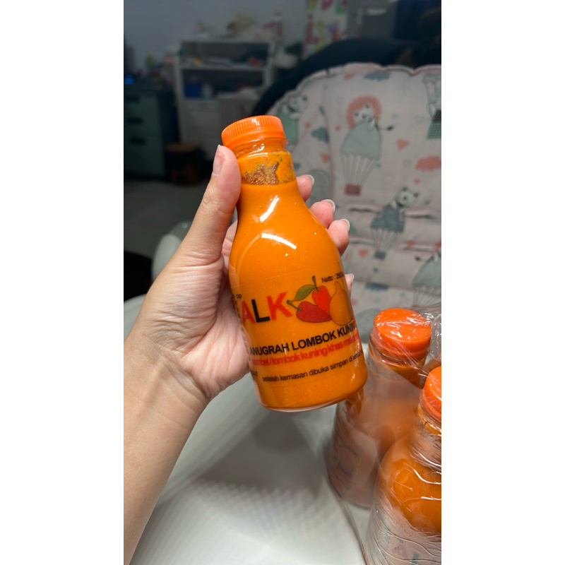 Jual SAMBAL LOMBOK KUNING KHAS MAKASSAR CAP ALK | Shopee Indonesia
