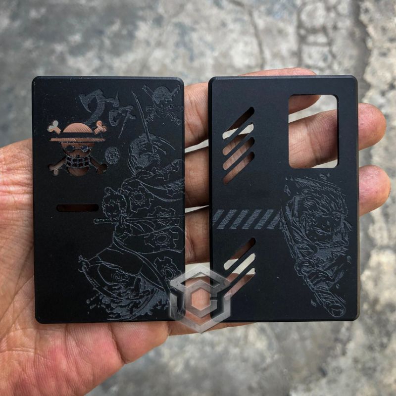 Jual Kerajinan Acrylic Hitam Panel B80 Motif Zoro One Piece | Shopee ...