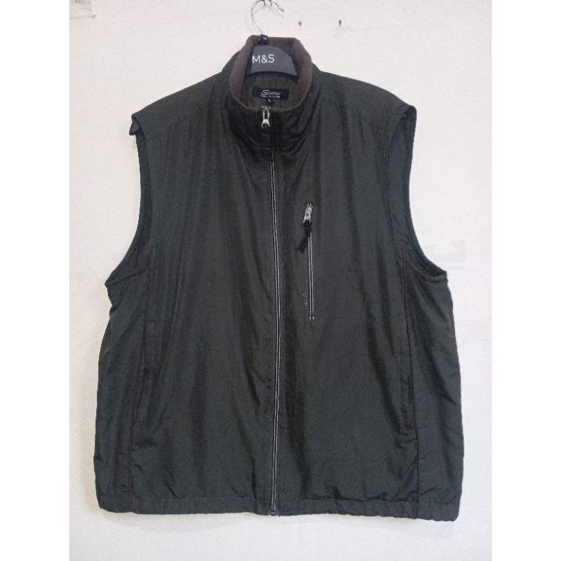 Jual Vest Rompi Merek Skillfull Warna Hijau Army Tua Bahan Parasut ...