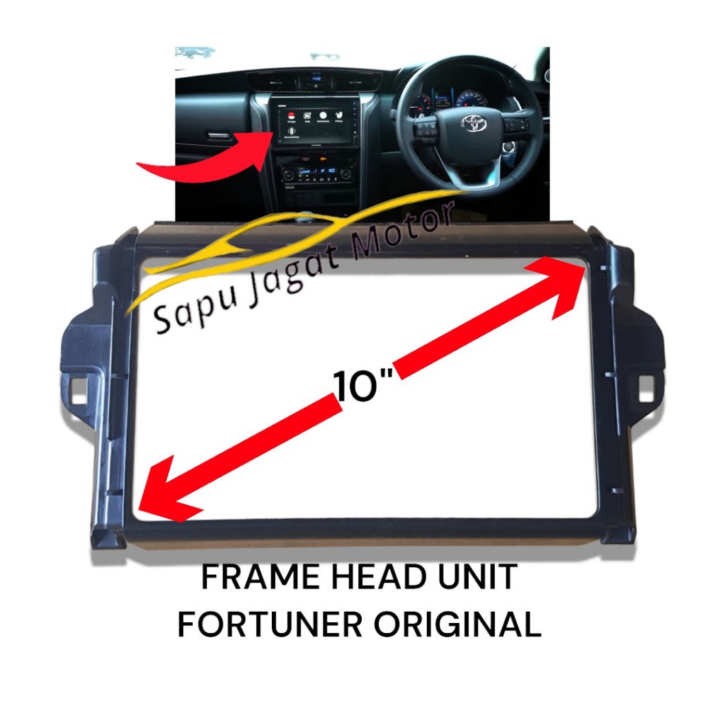 Jual Frame Head Unit Fortuner GR Original | Shopee Indonesia