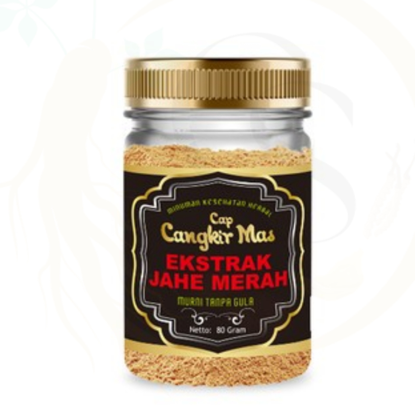 Jual Cangkir Mas Jahe Merah Ekstrak 80 Gram (tanpa gula , tanpa ampas ...