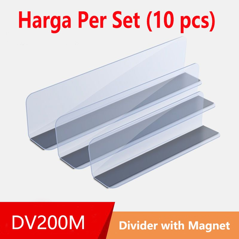Jual Plastik Divider DV200M (1 set =10 pcs) Panjang 200mm Alat Display ...