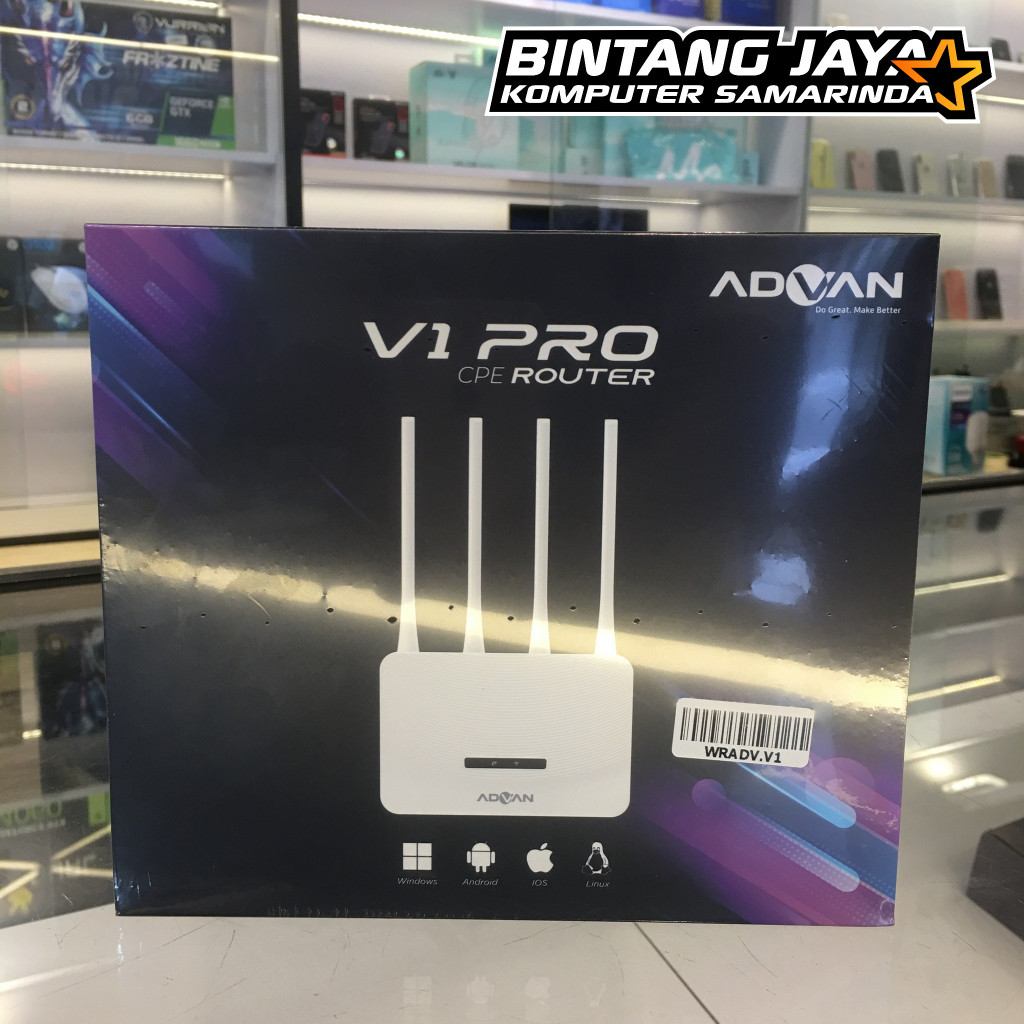 Jual ADVAN V1 PRO CPE Router Modem Wi-Fi 4G LTE 2.4 GHz RJ45 All ...