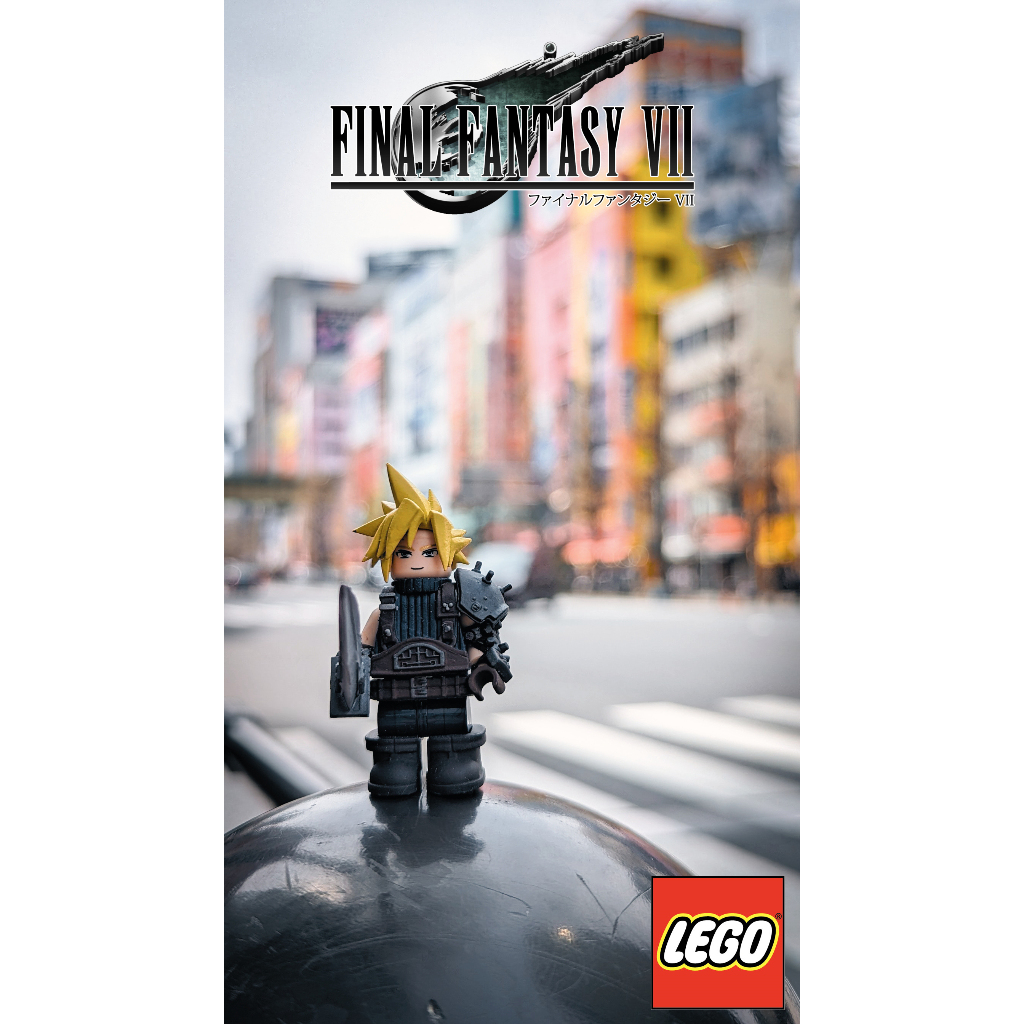 Jual LEGO minifigure FINAL FANTASY VII FF7 FFVII Cloud Strife REBIRTH ...