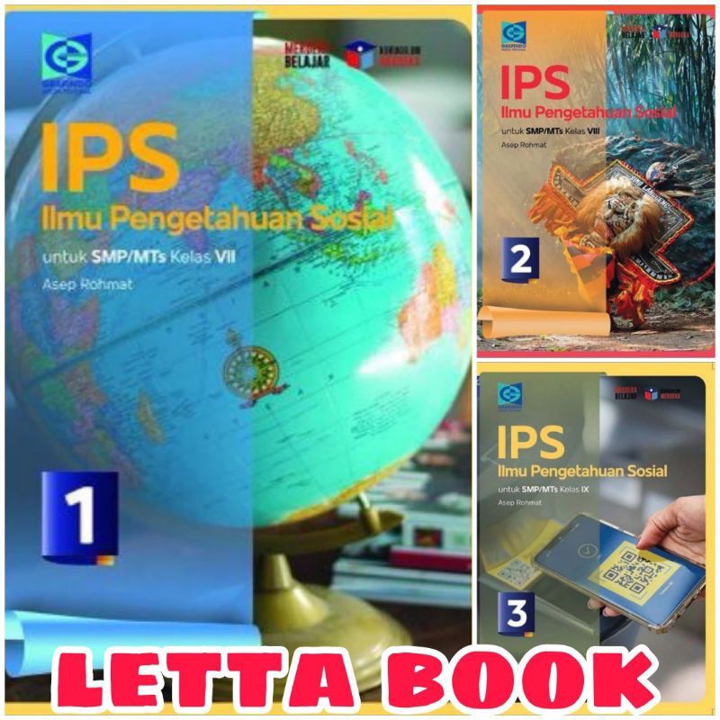 Jual BUKU IPS KELAS 7 8 9 SMP/MTs GRAFINDO KURIKULUM MERDEKA | Shopee ...