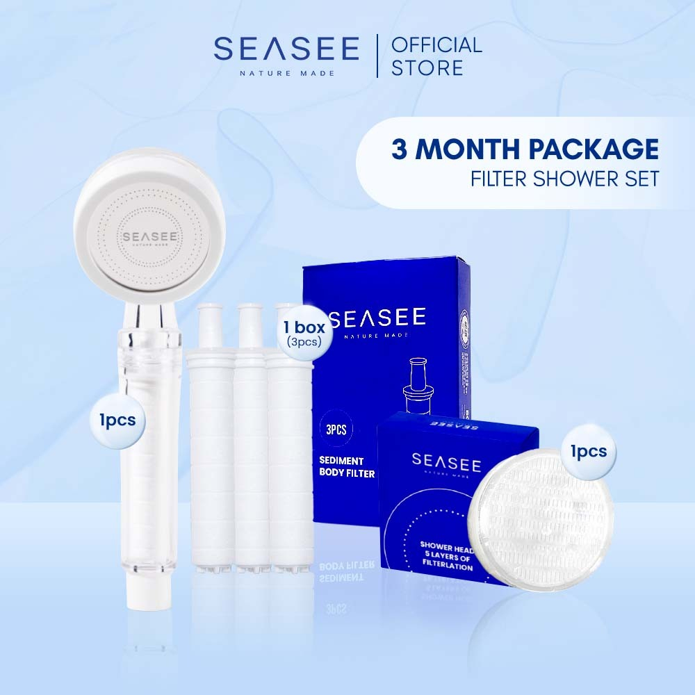 Jual SEASEE 3 Month Package Shower Set Filter Steril Air | Shopee Indonesia