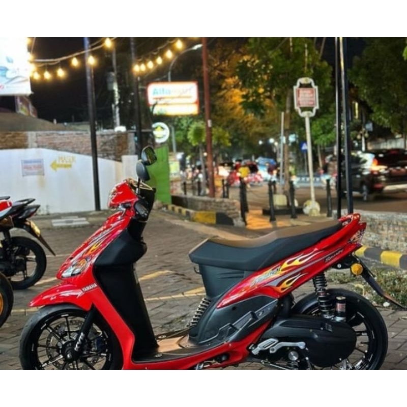 Jual Jok mio sporty roadrace model tingkat kulit MBtech | Shopee Indonesia