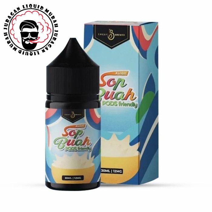 Jual Kuah Sop Buah Pods Friendly Liquid 30ml 9mg by Emkay Brewer ...
