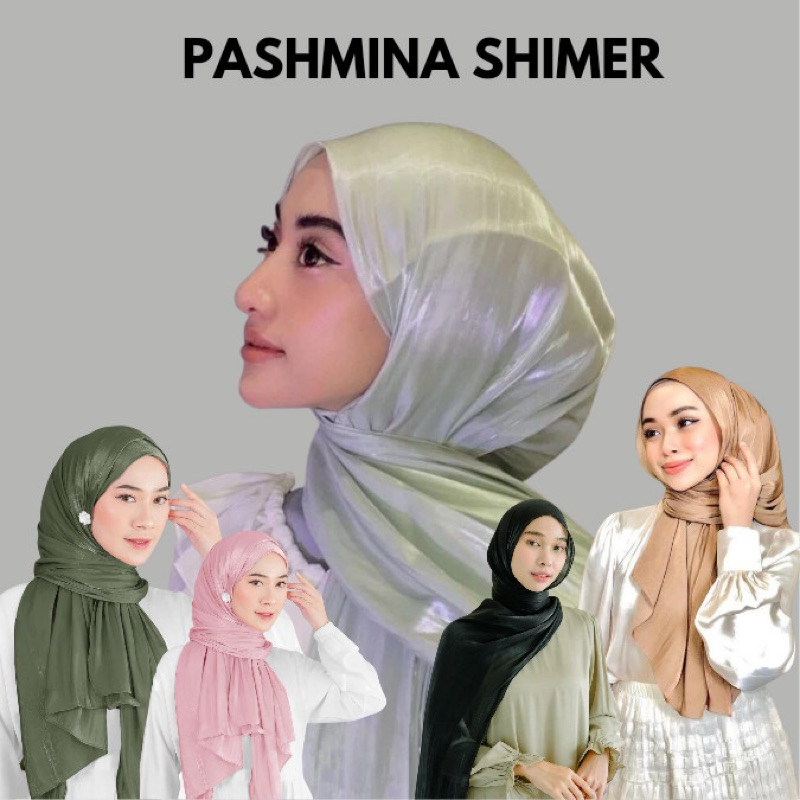 Jual Pashmina Shimmer Silk Premium//Pasmina shimmer | Shopee Indonesia