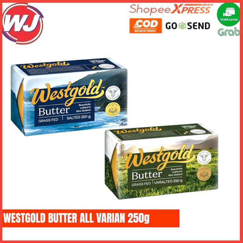 Jual WESTGOLD BUTTER 250g ALL VARIAN | Shopee Indonesia