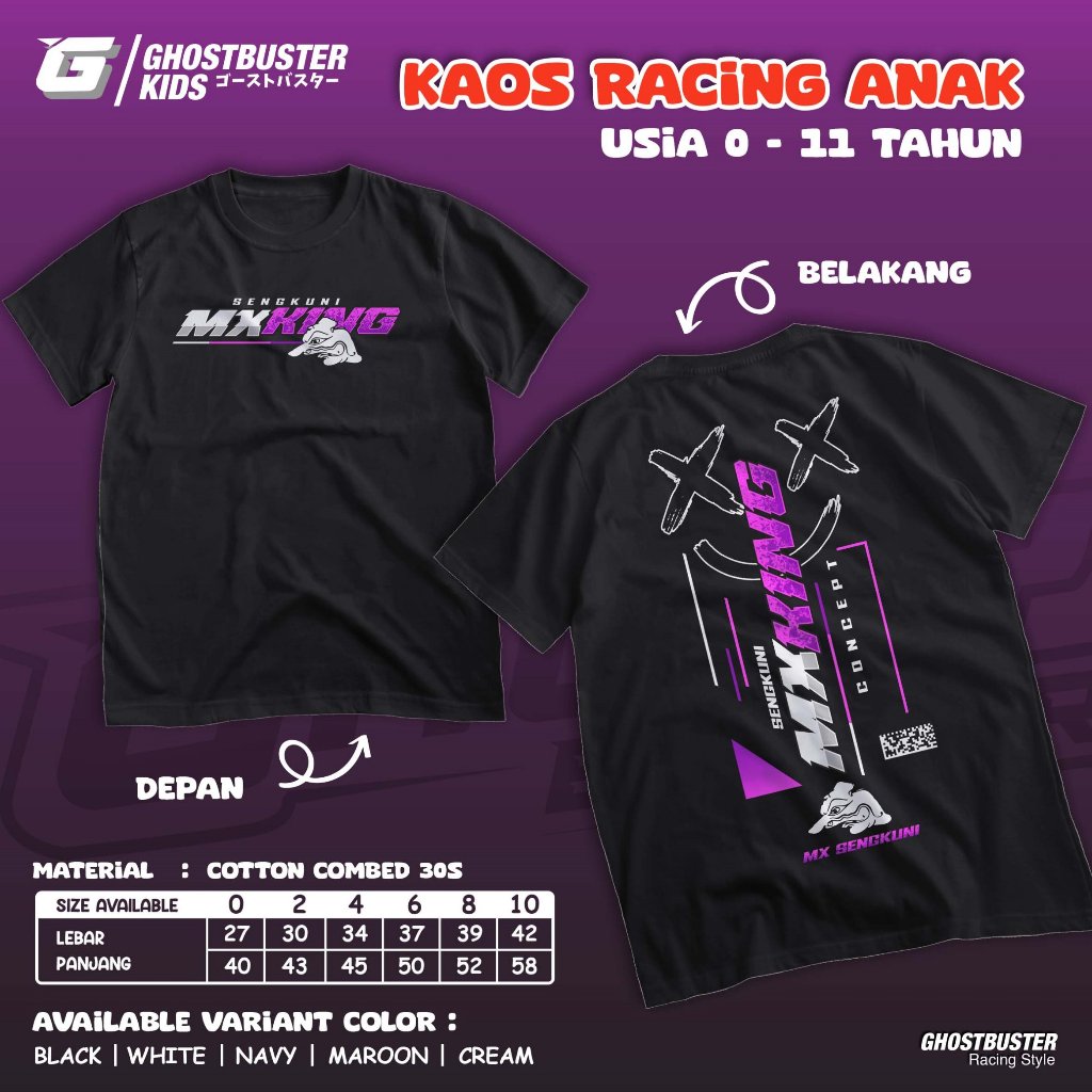 Jual Kaos Racing Anak MX King Concept Sengkuni Motor Herex Yamaha ...